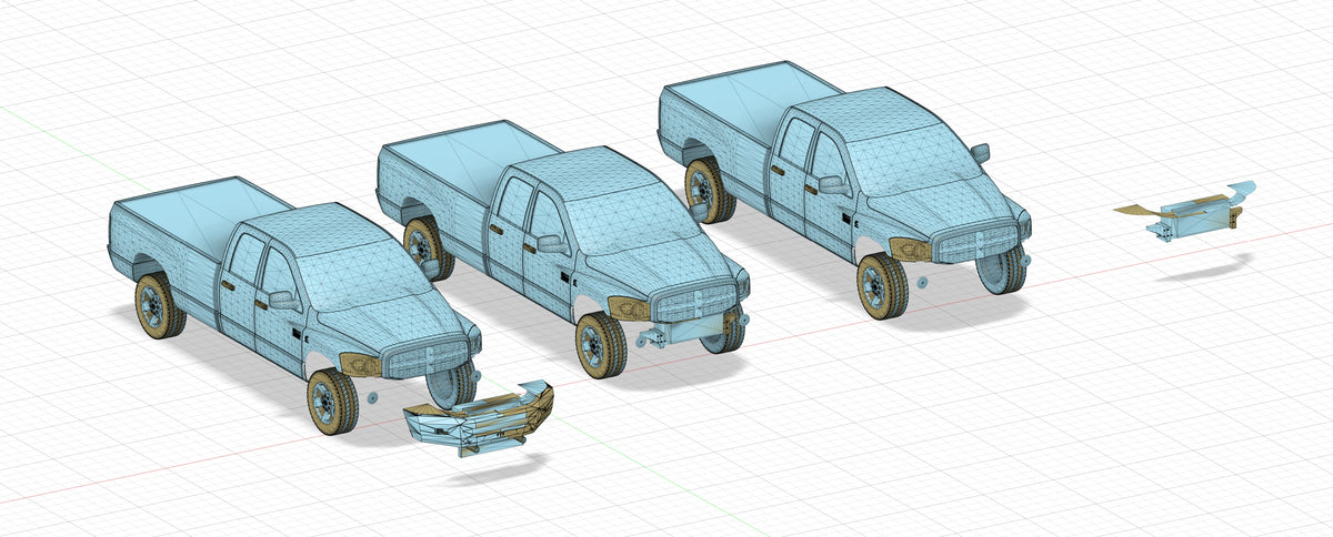 3rd Gen Ram 3d CAD Files - Raw Files – Graves Fabrication