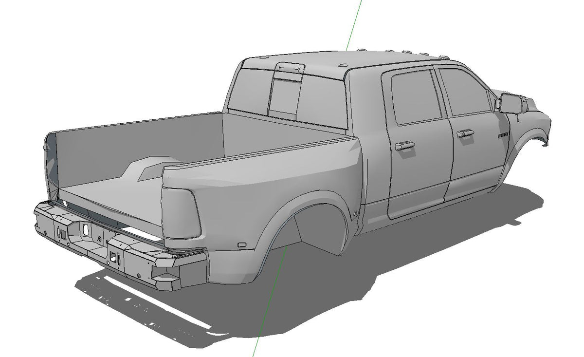 4th Gen Ram 2500/3500 CNC Rear Bumper File Kit. – Graves Fabrication